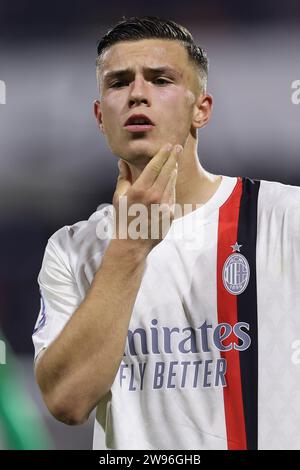 Milan’s Serbian defender Jan-Carlo Simic during the Serie A football ...