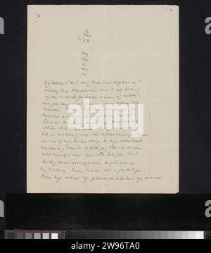 Letter to Ina van Eibergen Santhagens-Waller, Richard Nicolaüs Roland ...