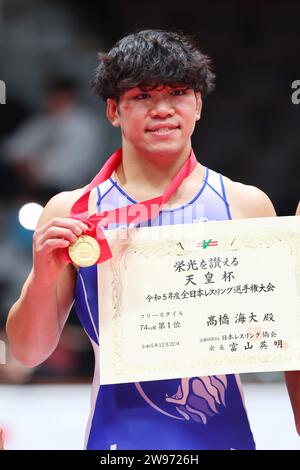 Kota Takahashi, DECEMBER 22, 2023 - Wrestling : All Japan Wrestling Championship Men's 74kg ...