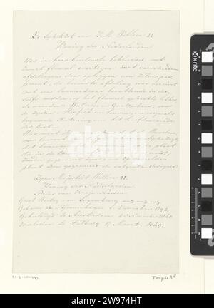 The funeral of Willem II, King of the Netherlands, took place on April ...