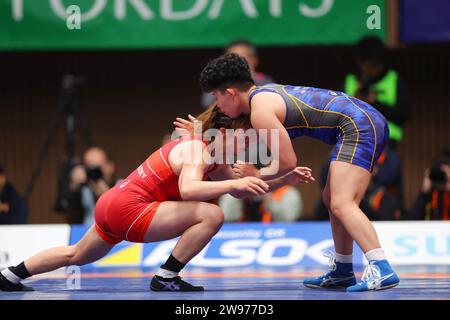 Himeka Tokuhara, DECEMBER 24, 2023 - Wrestling : All Japan Wrestling Championship Women's 59kg ...
