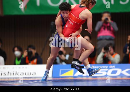 Himeka Tokuhara, DECEMBER 24, 2023 - Wrestling : All Japan Wrestling Championship Women's 59kg ...