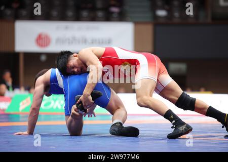 (L-R) Masanosuke Ono, Kotaro Kiyooka, DECEMBER 24, 2023 - Wrestling ...