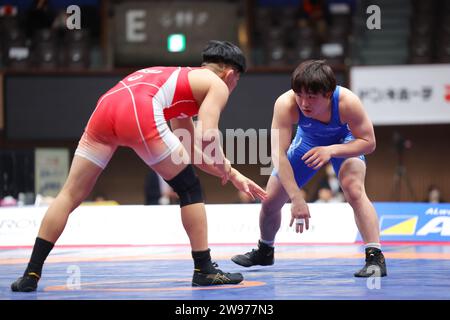 (L-R) Kotaro Kiyooka, Masanosuke Ono, DECEMBER 24, 2023 - Wrestling ...