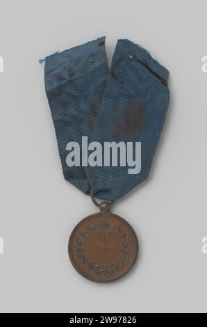 Citadel medal with paint stamp, after 1832 medal Citadel medal with ...