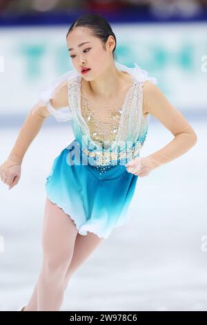 Nagano, Japan. 24th Dec, 2023. (L-R) Mone Chiba, Kaori Sakamoto, Mao ...