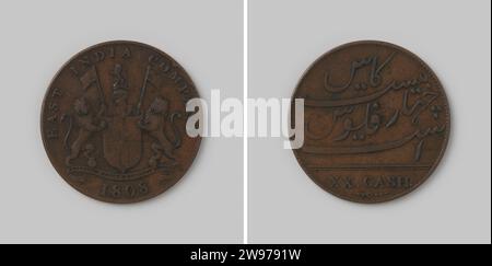 20 Cash for Madras in India of the English East India Company (EIC ...