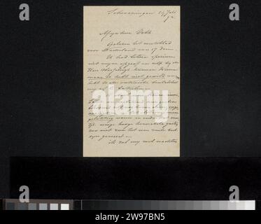 Letter to Paul Joseph Constantin Gabriël, writer: Jan Veth, Bussum, 25 ...