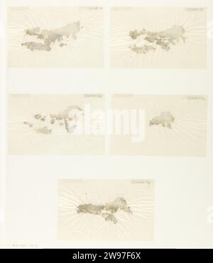 Loose fragments, possibly from a print of Acis and Galatea, Jacques de ...