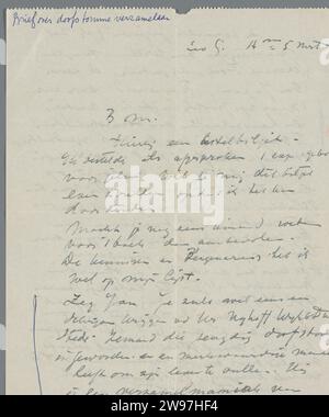 Letter to Jan Ponstijn and Henriëtte Johanna Petronella van Hilten, Leo ...