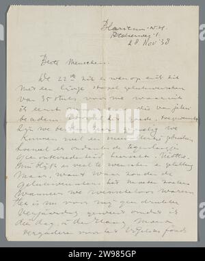 Letter to Jan Ponstijn and Henriëtte Johanna Petronella van Hilten, Leo ...