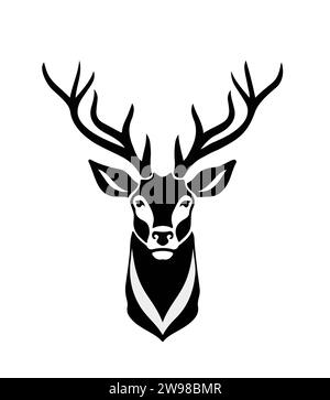 head dear illustrator Stock Photo - Alamy