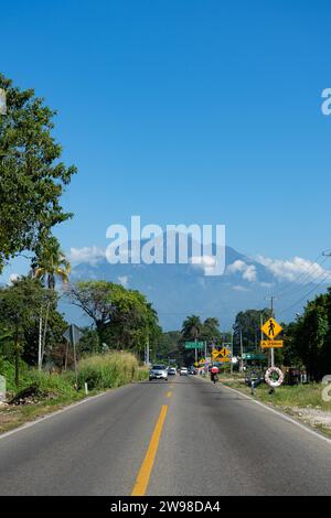 Tacana Volcano view from Mexico Stock Photo - Alamy
