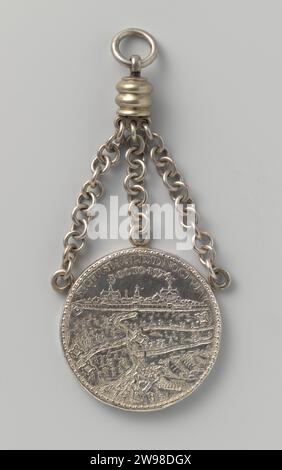Relief of Leiden 1574 ,, 1574 history medal Gilded brass medal, on the ...