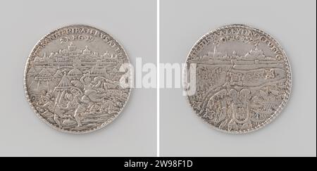 Siege of Leiden 1574 ,, 1574 history medal Silver medal, on the front ...