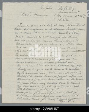 Letter to Jan Ponstijn and Henriëtte Johanna Petronella van Hilten, Leo ...