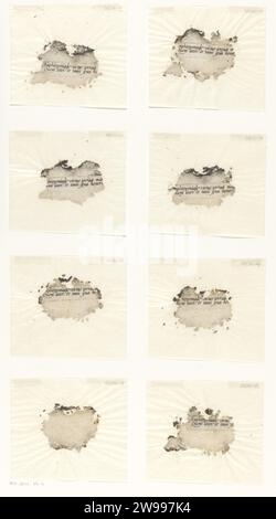 Loose fragments of prints of the Great Hercules, Anonymous, After ...