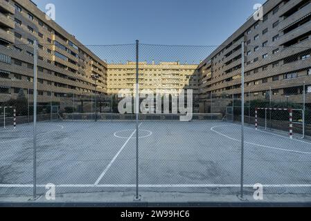 Common areas with a seven-a-side soccer field, gardens and children's ...