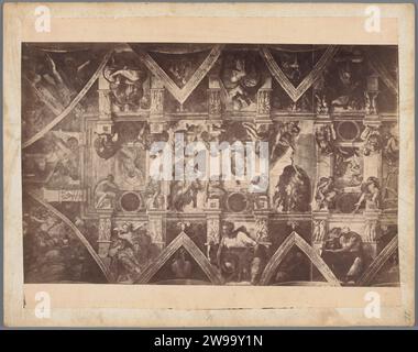 The creation of Eve in Sistine Chapel on postage stamp Stock Photo - Alamy