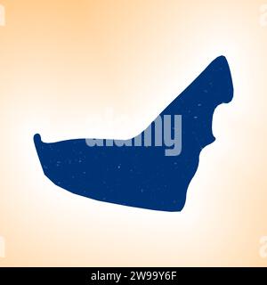 UAE map design. Shape of the country with beautiful geometric waves and ...