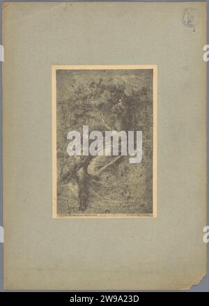 Photo production of a drawing by Michelangelo (figure study), Adolphe ...