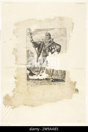 Kolonel, anonymous, after Hendrick Goltzius, after Jacques de Gheyn (II), 1587 - 1596 print A ...