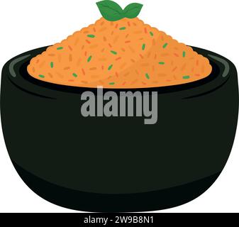 african food jollof rice Stock Vector Image & Art - Alamy