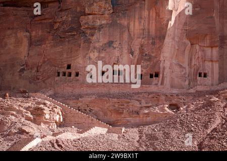 Ancient Lion Tombs of Dadan at AlUla in Saudi Arabia Stock Photo - Alamy