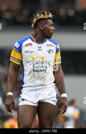 Justin Sangare #17 of Leeds Rhinos during the Rugby League Pre Season ...