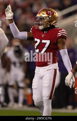 San Francisco 49ers safety Ji'Ayir Brown (27) lines up for a play ...