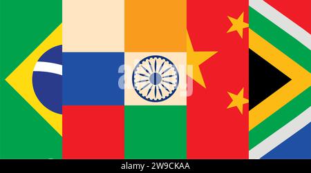 brics alliances flag symbol Stock Vector Image & Art - Alamy