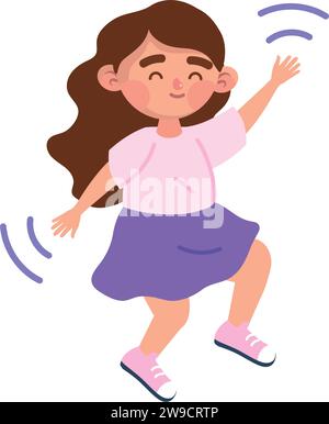 autism girl character Stock Vector Image & Art - Alamy