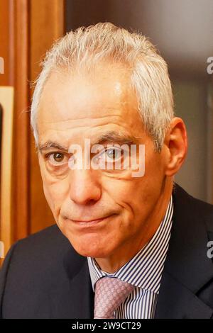 Rahm Emanuel, United States ambassador to Japan, during an interview in ...
