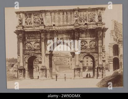 Arch van Constantijn in Rome, 1851 - 1900 photograph Rome cardboard ...