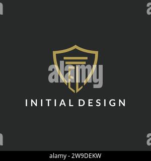 EL monogram initial logo with shield and crown style design ideas Stock Vector Image & Art - Alamy