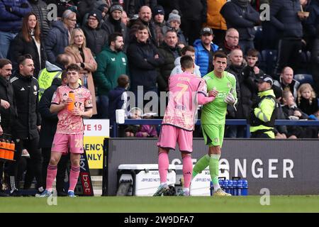 Leeds United's goalkeeper Karl Darlow during the Premier League match ...