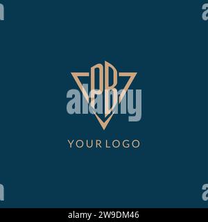 Modern and unique PB initials logo design Stock Vector Image & Art - Alamy