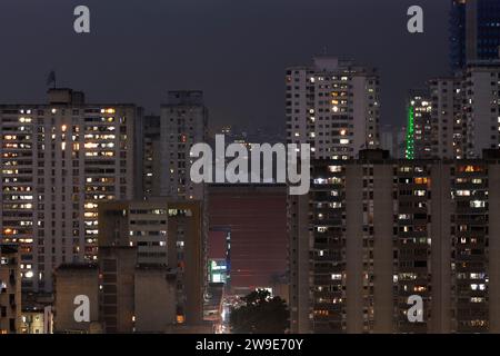 Caracas city center, Venezuela at night Stock Photo - Alamy