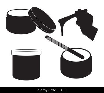 Waxing Vector, Waxing Outline, Waxing Silhouette, Brazilian Wax, Body ...