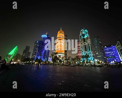 Qatar, Doha, skyline, skyscrapers, general view Stock Photo - Alamy
