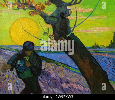 The Sower, 1888 - painting by Vincent van Gogh - Very high resolution ...