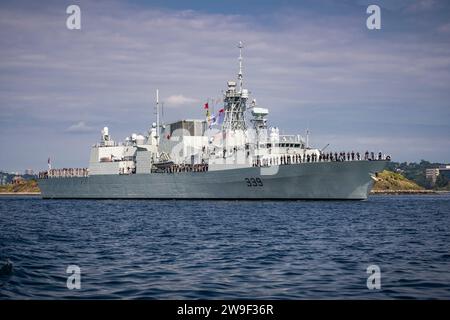 HMCS Charlottetown participating in the sailpast of the Halifax ...