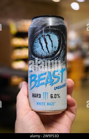 Honolulu, HI - December 24, 2023: Monster Beverage The Beast Unleashed ...