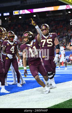 DETROIT, MI - DECEMBER 26: Minnesota Golden Gophers quarterback Cole ...
