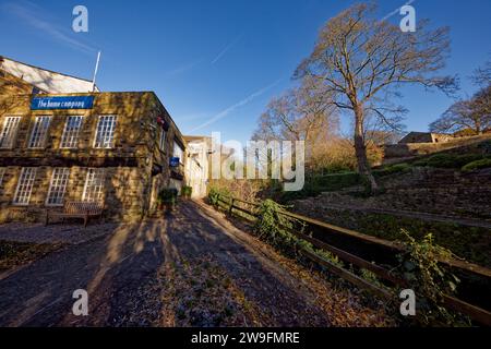 Converted mill, Skipton Stock Photo - Alamy