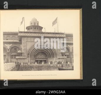 The Transportation Building at the 1893 World's Columbian Exposition in ...