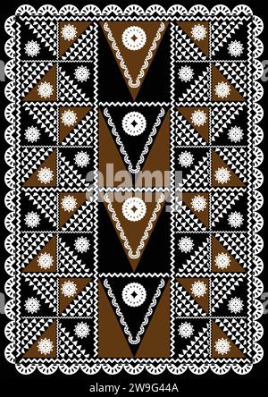 Fijian Masi Design 5 Stock Vector Image & Art - Alamy