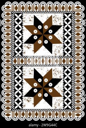 Fijian Masi Design 5 Stock Vector Image & Art - Alamy