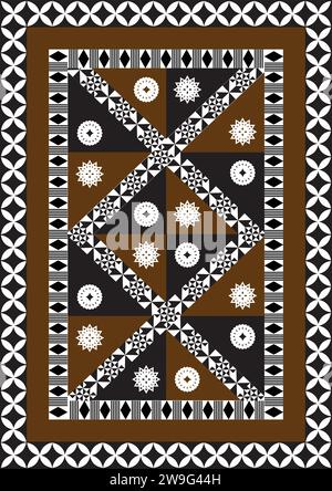 Fijian Masi Design 3 Stock Vector Image & Art - Alamy