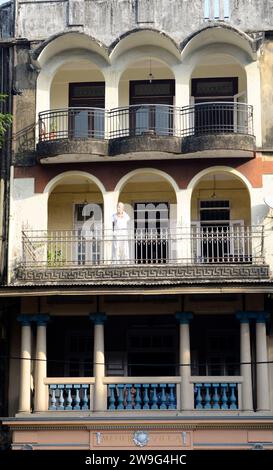 Old buildings at the Parsi colony in Dadar, Mumbai, India Stock Photo ...
